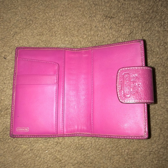 Coach | Bags | Authentic Vintage Coach Wallet In Hot Pink | Poshmark